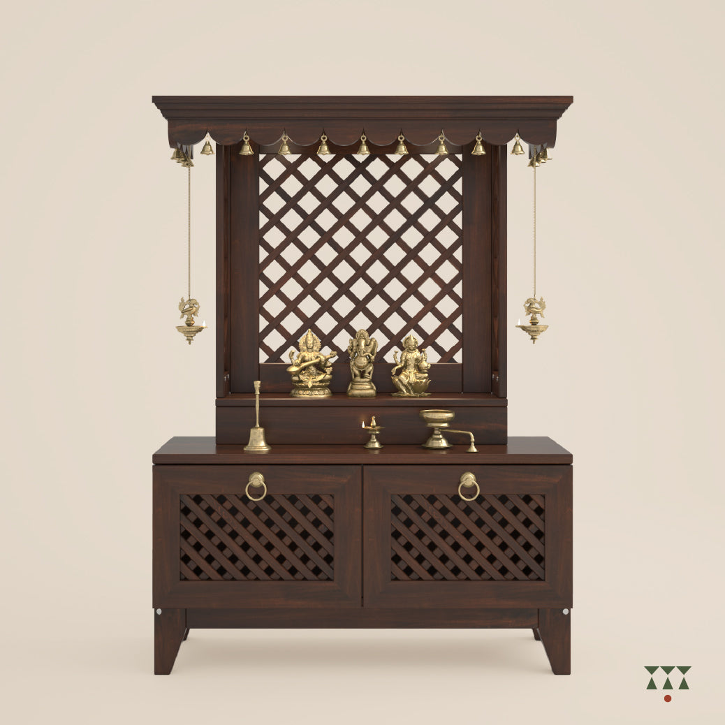Avighna, Mandir & Pooja cupboard for modern Indian homes - Furnicheer