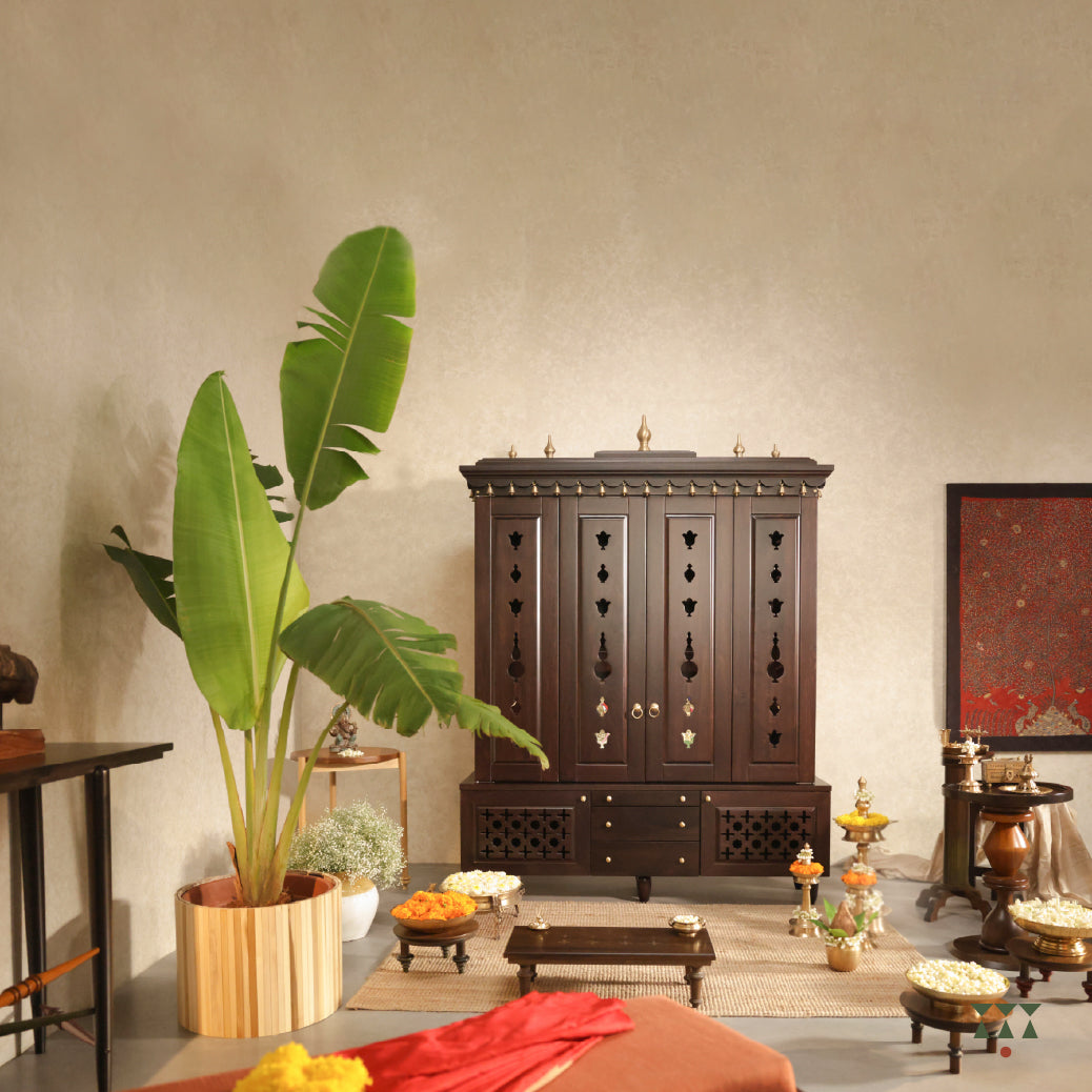 The Sacred space | Pooja room designs for Indian homes - Furnicheer